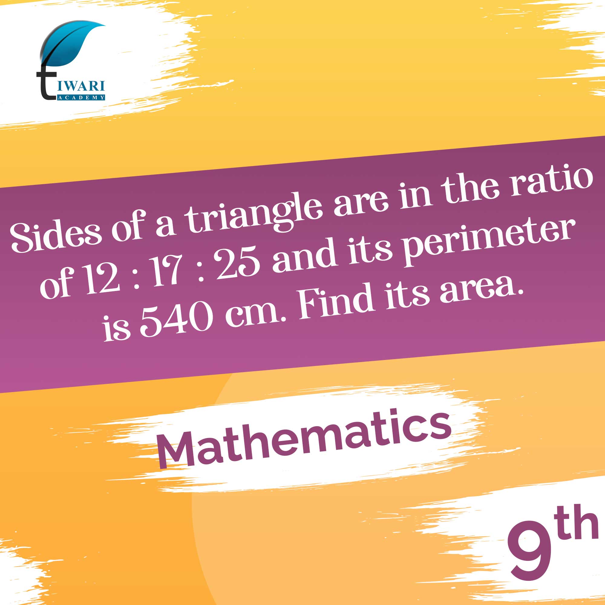 Class 9 Maths Chapter 12 Tiwari Academy Discussion