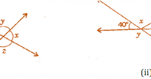 Find the values of the angles x, y and z in each of the following ...