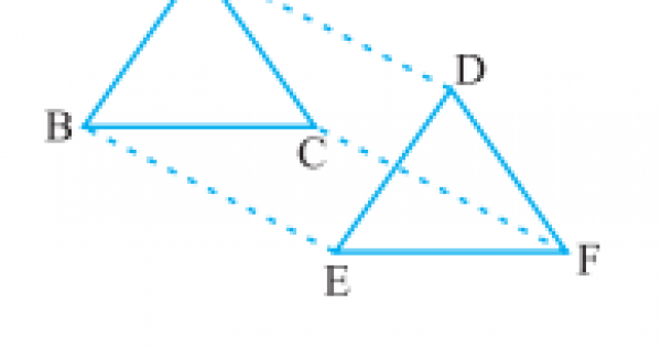 In ∆ ABC and ∆ DEF, AB = DE, AB || DE, BC = EF and BC || EF. Vertices A ...